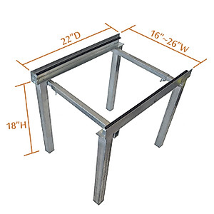 Jeacent Air Handler Stand Heat Pump Base, Gound Stand for Central Air Conditioner Heavy Duty