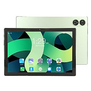 DAUERHAFT 10.1 Inch Tablet, 2.4G 5G WiFi Portable Tablet Dual Cameras 8 Core CPU for Home for Android 12 (US Plug)
