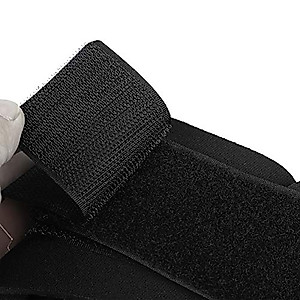 Horse Leg Protector PU Horse Front Hind Leg Boots Horse Riding Boots Pony Shock Absorbing Show Competition Leg Protection[Brown L] Hip & Joint Care