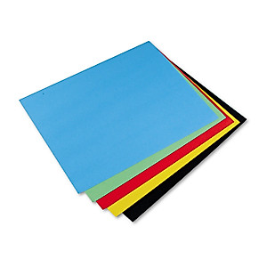 Pacon 4-Ply Railroad Board, White, 22" x 28", 25 Sheets