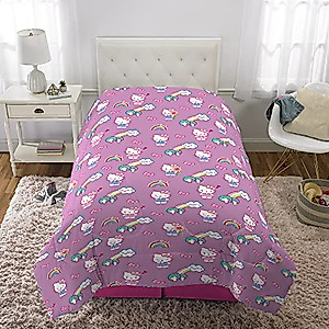 Franco Kids Bedding Soft Microfiber Comforter, Twin, Hello Kitty