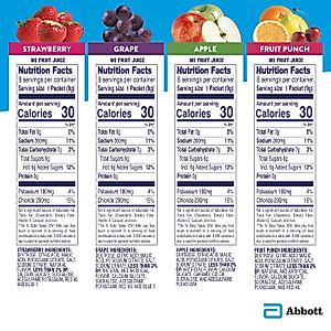 Pedialyte Electrolyte Powder Packets, Variety Pack, Hydration Drink, 8 Single-Serving Powder Packets