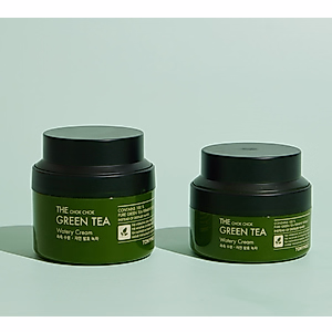 TONYMOLY The Chok Chok Green Tea Watery Moisture Cream, Intense Skin Hydration with Green Tea Extract and Antioxidants, 3.4 oz.