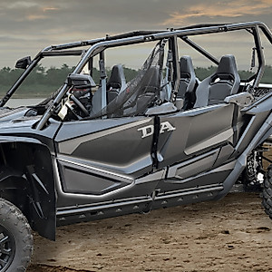 SAUTVS Lower Door Panels for Talon, Lower Door Inserts with Built-in Frame for Honda Talon 1000R 1000X 1000X-4 2019-2024 Accessories, Plastic Lower Half Door Panels Replace 08R77-HL6-A00(2 Doors)