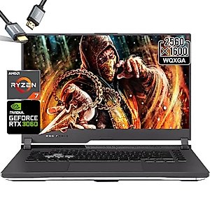 ASUS ROG Strix G15 2023 Gaming Laptop, NVIDIA GeForce RTX 3060, 15.6" 165Hz IPS Display, AMD Ryzen 7 6800H Processor, Backlit Keyboard, Windows 11 Home, with HDMI (16GB RAM | 1TB PCIe SSD)