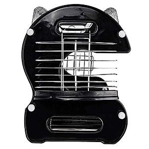 Dish Drying Rack Utensil Holder with Bowls & Dishes & Chopsticks & Spoons Collection Shelf and Dish Drainer for Kitchen Counter 2 Tier