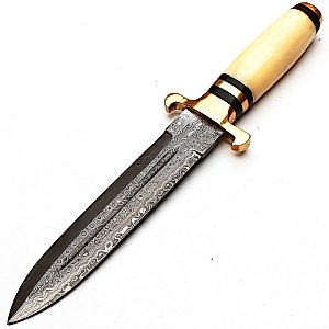 PAL 2000 KNIVES DAG-8749 Custom Handmade Damascus Steel 12 Inches Hunting Knife