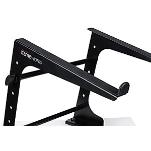 Gator Frameworks Portable Desktop Laptop/DJ Controller Stand with Fixed Height; (GFWLAPTOP1000)