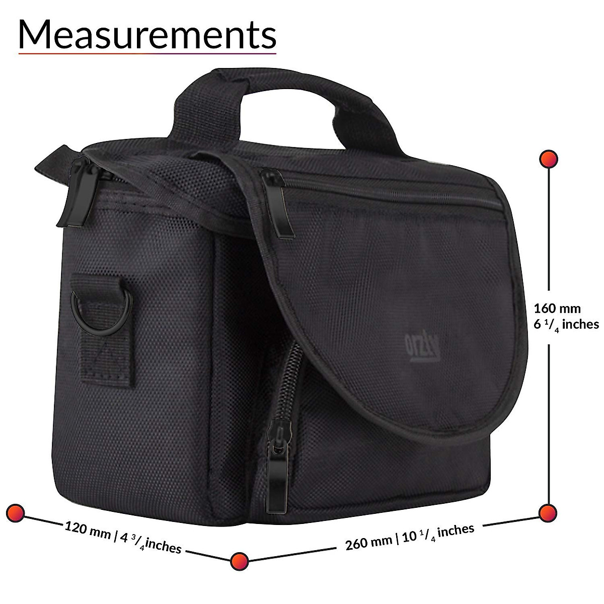 Orzly Carry Bag for Google Stadia - Multiplayer Pro-Travel Case - Features Storage Compartments & Pockets - Plus Handle & Strap for Portability - Fits Two Stadia Controllers, Chromecast & Cables etc