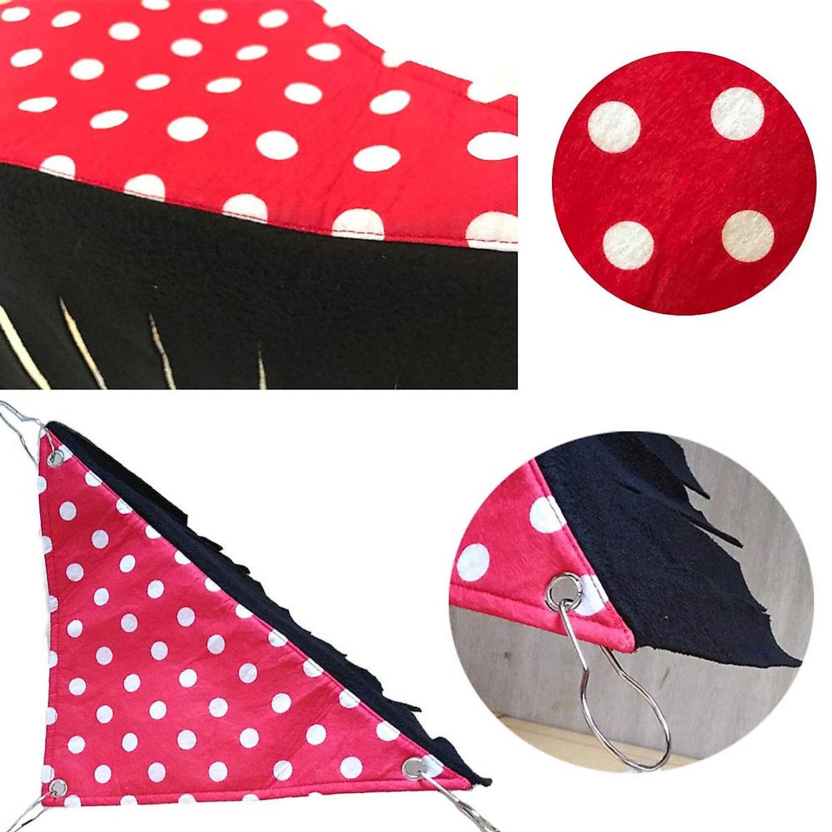 Oncpcare Pet Small Animals Hideout, Guinea Pig Hideaway Hamster Hammock Hamster Bedding Hamster Hide Rat Cage for Small Animals, Mice, Hedgehog, Chinchilla