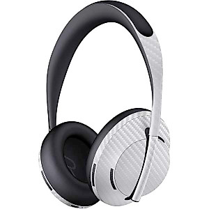 Skinit Decal Audio skin compatible with Bose Noise Cancelling Headphones 700 - White Carbon Fiber Specialty Texture Material Design