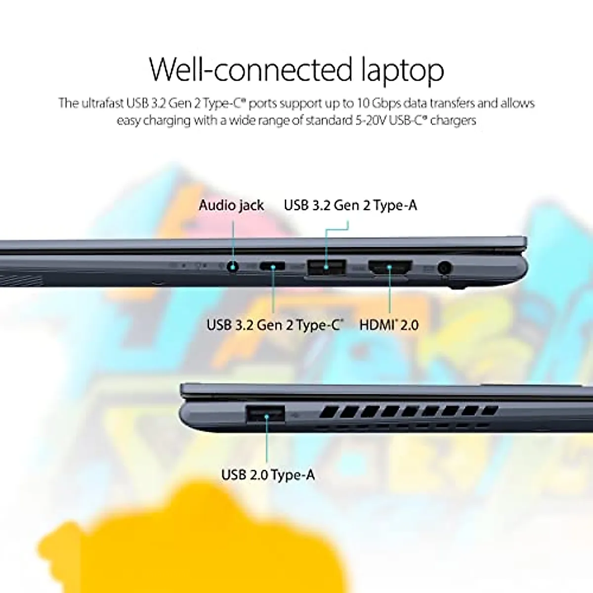 ASUS Vivobook S 14 Flip 14” WUXGA 16:10 Touch Display, AMD Ryzen 7 5800H CPU, 8GB RAM, 512GB SSD, NumberPad, FingerPrint Sensor, Windows 11 Home, Quiet Blue, TN3402QA-AS74T