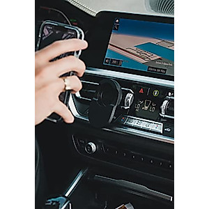 PopSockets: Car Mount Compatible with MagSafe, Magnetic Phone Holder for Car, Phone Mount for Car – Black