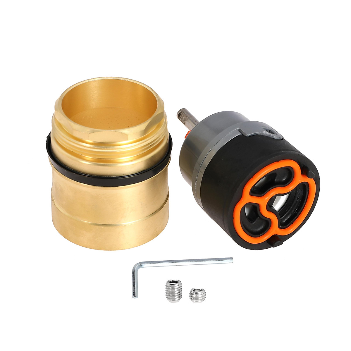 RP50587 Cartridge and RP51503 Bonnet Nut Faucet Valve Kit for Delta for DST Single Handle Kitchen and Lavatory Shower Faucets 36mm Motion Cartridge