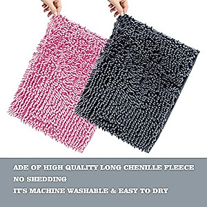 Dnoifne 2 Pack Guinea Pig Cage Liners, Guinea Pig Bedding Pee Pads, Washable and Reusable Rat Pee Pads, Small Animals Cage Accessories for Guinea Pigs Rabbits Hamster Rats Rabbits Chinchillas