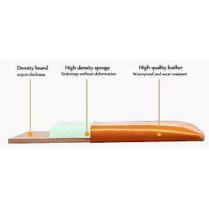 Round Waterproof Seat Cushions, Sponge Leather Chair Cushions, Non-Slip Carpet Mats, Kitchen Dining Garden Chair Pad Seat Pads (Color : Tender Pink, Size : 40cm)