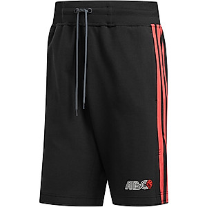 Adidas Mens Marquee Basketball Athletic Workout Shorts, Black, Large