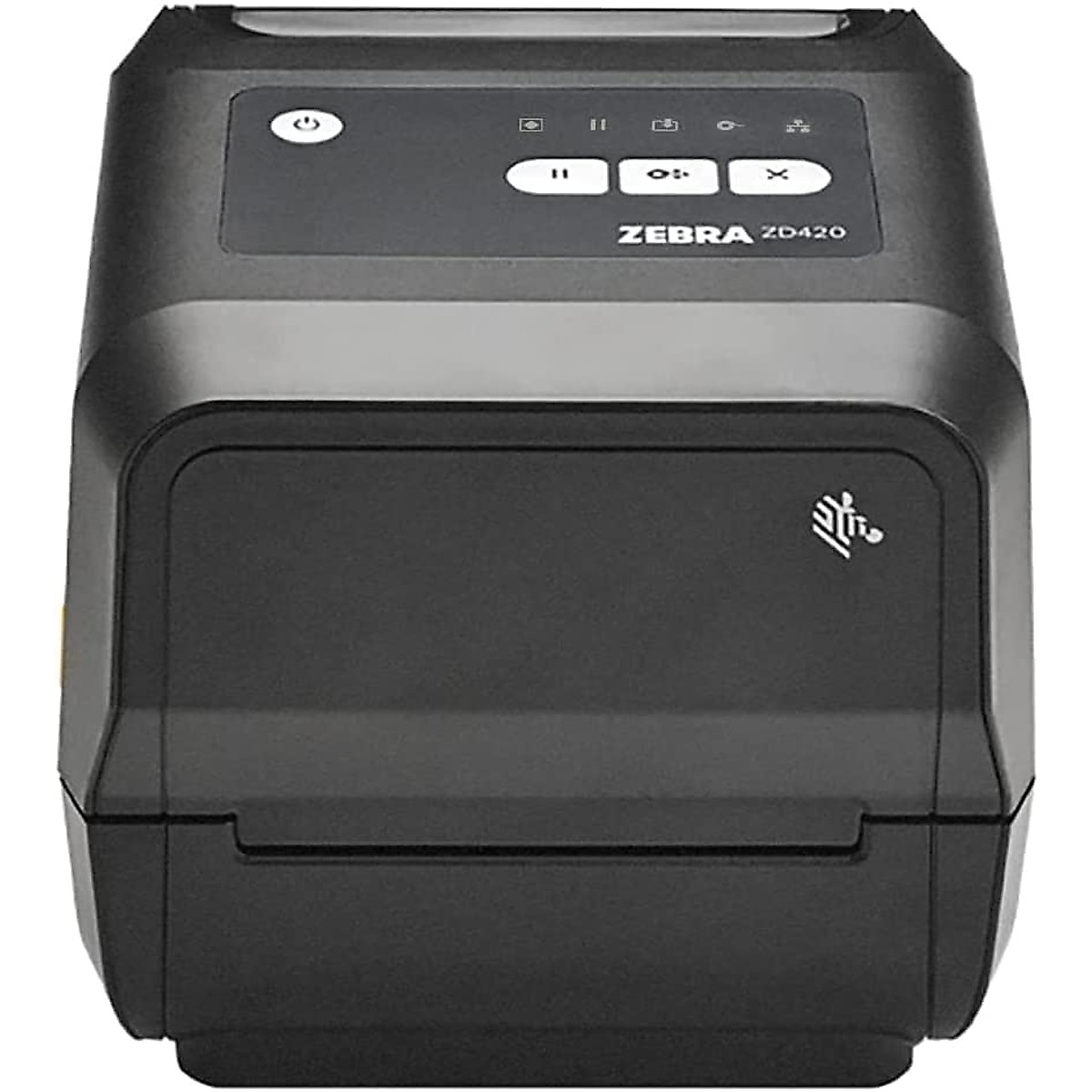 ZEBRA ZD420T 300dpi Thermal Transfer and Direct Thermal Desktop Printer - USB, USB Host Connectivity - 4" Print Width, 4 IPS, Monochrome - ZD42043-T, JTTANDS