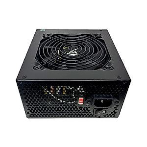 Apevia SPIRIT600W Spirit 600W ATX Power Supply with Auto-Thermally Controlled 120mm Fan, 115/230V Switch, All Protections