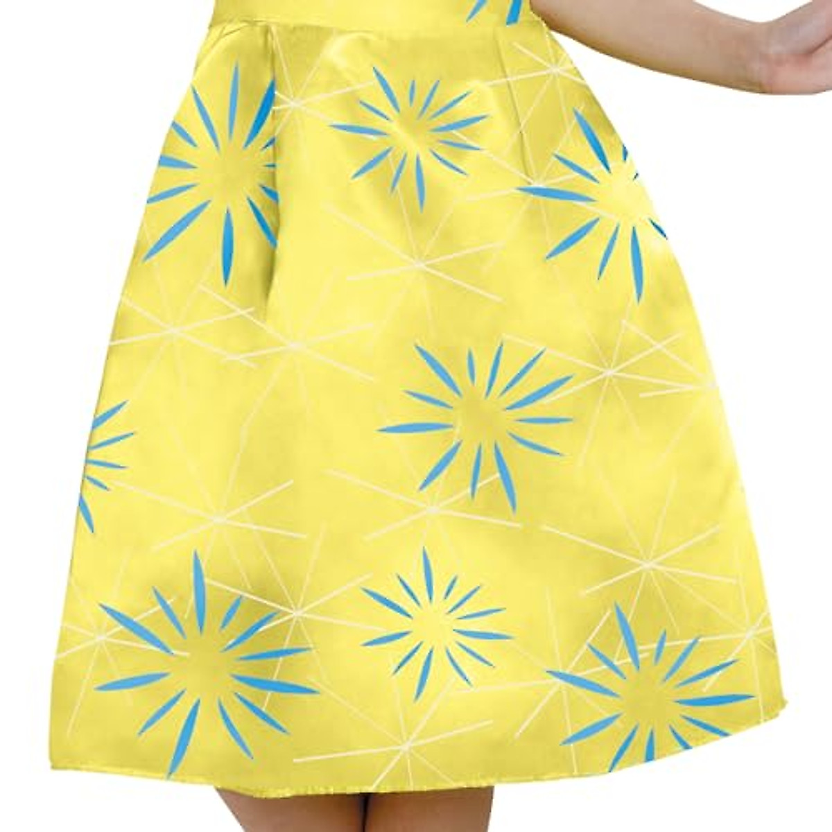 Inside Out Joy Costume, Deluxe Official Disney Pixar Inside Out Girls Costume, Child Size (10-12)