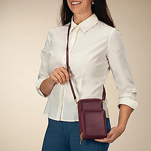 Multi-Compartment Cellphone Purse with Touch Screen