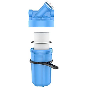 Pentair OMNIFilter BF35 Water Filtration System, 10" Premium Whole House Heavy Duty Filtration System with Bypass, Includes 10" Blue Heavy Duty Housing, RS18 Sediment Reduction Cartridge and All Tools