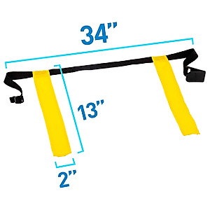 Franklin Sports Flag Football Set - 8 Player Flag Football Belts for Adult + Youth - Adjustable Belts + Field Marker Included - 4 v 4 Set