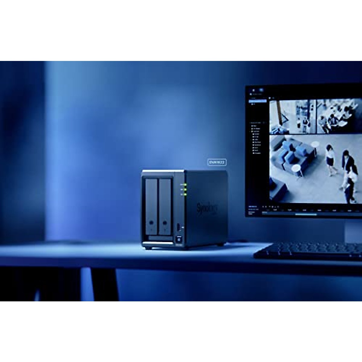 Synology 16 Channel NVR Deep Learning Video Analytics DVA1622 with HDMI Video Output