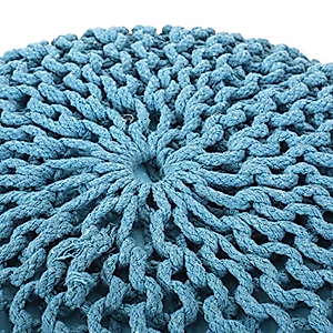 Christopher Knight Home Nahunta Pouf, Aqua