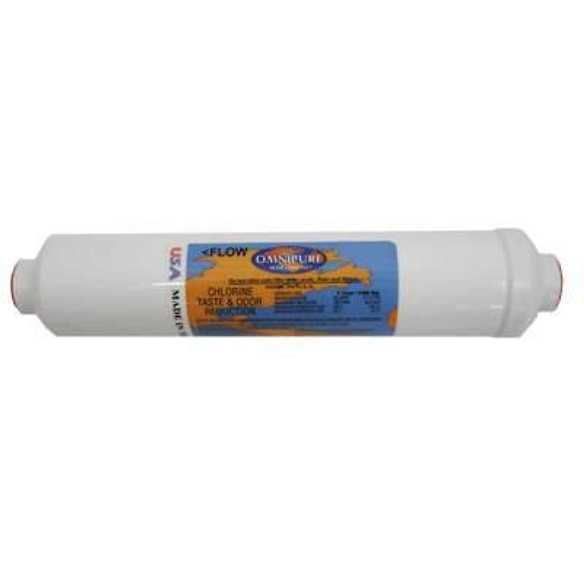 Omnipure (K2555-JJ) 10"x2" Inline K-Series Mixed Bed DI 1/4" FQC