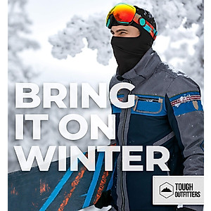 Balaclava Ski Mask - Cold Weather Face Mask for Men & Women - Windproof Hood Snow Gear for Motorcycle Riding & Winter Sports