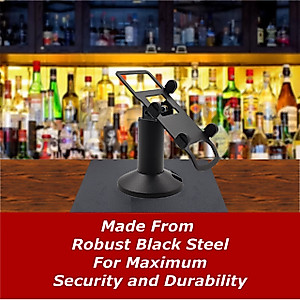 Dejavoo P5 Low Profile Freestanding Swivel and Tilt Stand with Square Plate