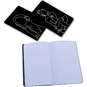 Rays Of Ink Mini Journal Softcover Notebooks Small Pocket Notepads for School Office Home Travel and Gift ( Set of 4) (with Erasable Pen, Women)