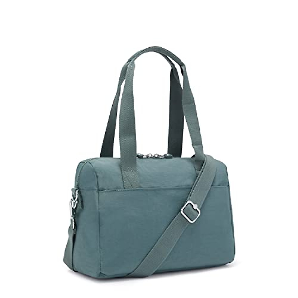 Kipling Women's Klara Handbag, Organize Accessories, Removable Shoulder Strap, Dual Carry Handles, Crinkle Nylon Bag