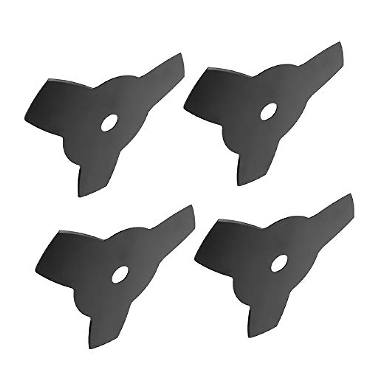 4pcs 3T Trimmer Blade, Garden Yard Brush Cutter Tool, for Lawn Mower, Grass Trimmer Accessories 10inch
