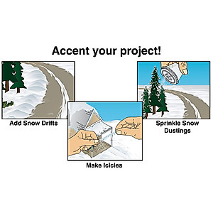 Woodland Scenics SP4123 Winter Effects Diorama Kit,Multicolor