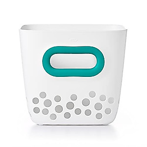 OXO Tot Bath Toy Bin, Teal, 1 Count (Pack of 1)