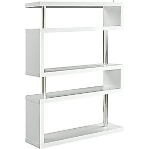 Acme Furniture Buck II Bookcase, White Finish