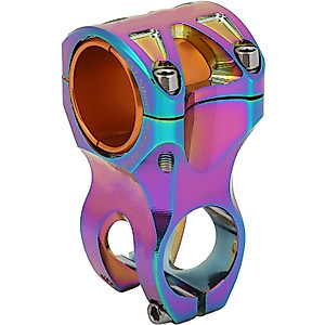 ZECHAO Bike Handlebar Stem,31.8‑35x50mm Colorful Bike Handlebar Stem for Road Bike Mountain Bike Bike Cycling Short Riser Bike Stem