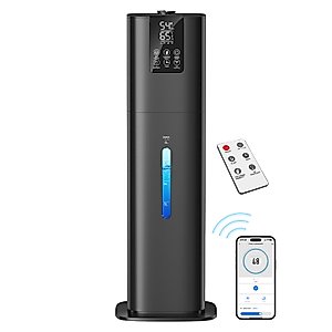Honovos Smart Humidifiers Large Room Bedroom Home, 2.11Gal(8L) Quiet Top Fill Cool Mist Humidifier, Smart App & Remote Control, 3 Speed Humidifier with 360° Nozzle, Humidity Setting for Baby Office