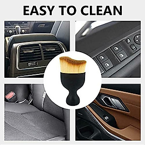 Aitiuchi 2PCS Zabernim Car Brush, Zabernim Car Interior Cleaning Tool, Soft Bristle Grooming Brush Dusting Tool