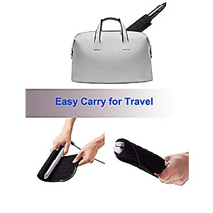 Heat Resistant Mat for Curling Iron, Flat Irons and Hair Straightener Hair Styling Tools 9" x 6.5", Food Grade Silicone, Black