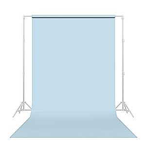 Savage Seamless Paper Photography Backdrop - Color #41 Blue Mist, Size 86 Inches Wide x 36 Feet Long, Backdrop for YouTube Videos, Streaming, Interviews and Portraits - Made in USA