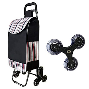 Shopping Trolley on Wheels Multi Function Shopping Cart Trip Climbing Stairs Cart Collapsible Portable Lever Car Small Trailer Trolley Storage Hand Trucks,#5 ,