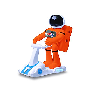 ASTRO VENTURE Space Playset - Toy Space Station & Space Capsule with Lights and Sound & 2 Astronaut Figurine Toys for Boys and Girls