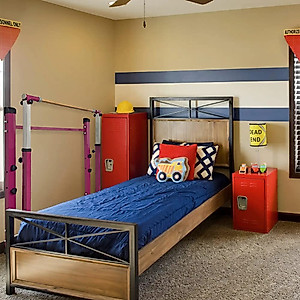 JC-ATHLETICS Gymnastic Kip Bar,Kids Girls Junior Ages 3-15,3' to 5' Adjustable Height,Home Gym Equipment,Home Training,1-4 Levels,260lbs Weight Capacity