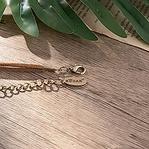 Bocar 2 Layer Statement Necklace Set Chunky Beaded Fashion Necklace with Earrings Bracelet for Women Gifts (NK-10619-set)