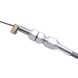 GSKMOTOR 36" LS Engine Throttle Cable Stainless Steel Braided Throttle Gas Cable for LS1 4.8 5.3 5.7 6.0