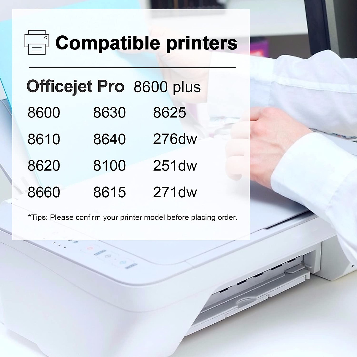 Dam Aila Ink Cartridge 950 Compatible for 950 Ink Cartridge with HP OfficeJet Pro 8600(2 Black, 1 Cyan, 1 Magenta, 1 Yellow, 5 Pack)