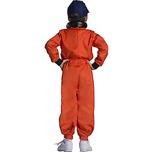 Dress Up America Astronaut Costume for Kids – NASA Orange Spacesuit for Boys & Girls